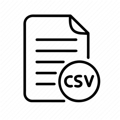 Csv Table Csv File Icon Download On Iconfinder