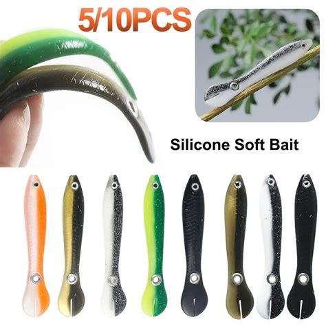 Adet Silikon Yumu Ak Yem Cm G Wobass Bas I In Pike Baits Baits