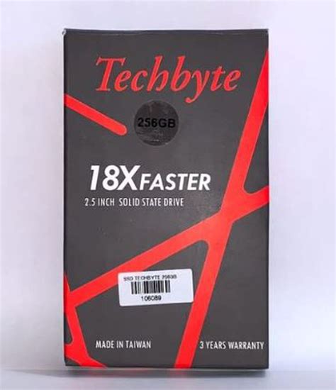 Ssd Techbyte 256gb Ssd Techbyte 256gb