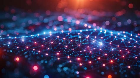 Futuristic Data Network Structure Visualization Stock Video Video Of Communication