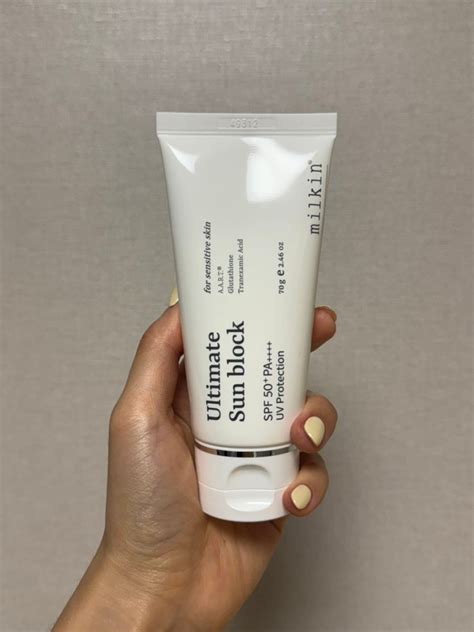 저자극 유기자차 선크림 추천 민감피부 트러블성 피부 전용 밀킨 얼티밋 선블록 네이버 블로그