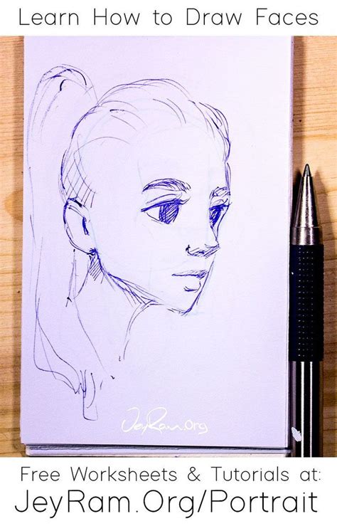 How To Draw Female Faces Step By Step For Beginners Drawing Tutorial Face Drawing Drawing