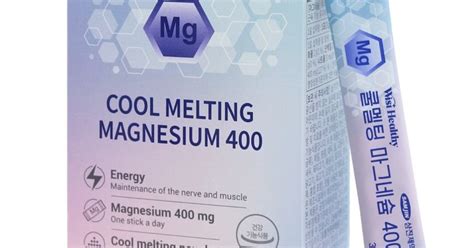 분말 타입 고함량 건기식쿨멜팅 마그네슘 400 출시