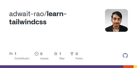 GitHub Adwait Rao Learn Tailwindcss