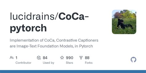 CoCa Pytorch README Md At Main Lucidrains CoCa Pytorch GitHub