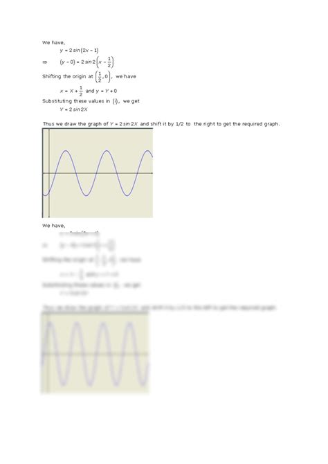 SOLUTION Chapter 6 Graphs Of Trigonometric Functions Studypool
