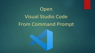 How To Open Vs Code In Current Folder Using Command Prompt Pro Bono Mp3
