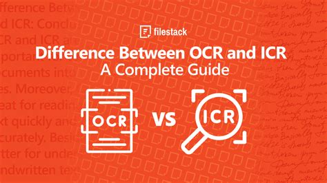difference between ocr and icr a complete guide
