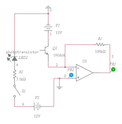 Light Sensor Multisim Live