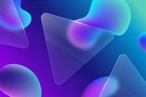 Free Vector Gradient Glassmorphism