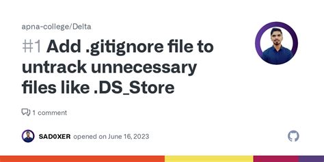 add gitignore file to untrack unnecessary files like ds store · issue