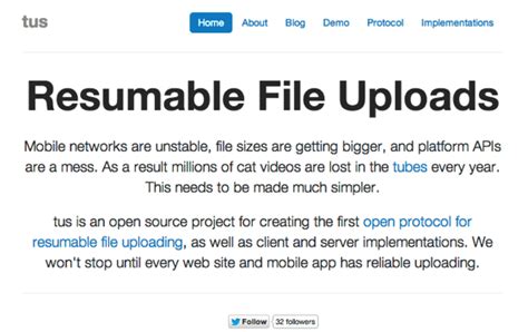 リジューム可能なファイルアップロードを実現する「resumable File Uploads」 ソフトアンテナ