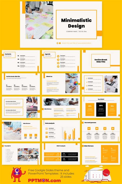 Minimalistic Design Free Presentation Background Design Google Slides Themes Power Business