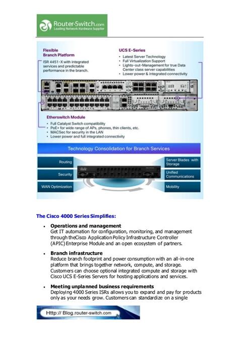 Cisco Isr 4000 Platform Comparison And Benefits Of Migrating To Cis…