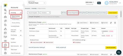 How To Create New Invoice Sequence Series Mygate Admin
