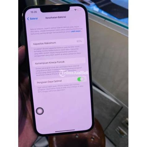 HP IPhone Pro Max GB White Ex IBox Fullset Seken Mulus Normal Di Solo Tribun JualBeli