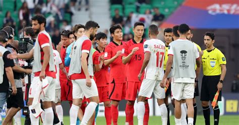 요르단과 2 2 무승부 기록한 축구대표팀