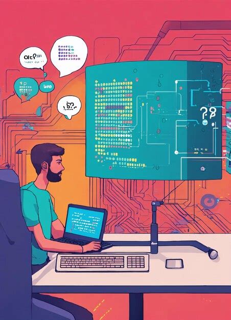 Premium Photo Free Vector Programming Concept Illustration