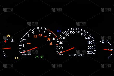 仪表板汽车速度表