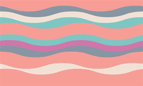 Serene Pastel Wave Pattern Soft Flowing Lines Create A Calming Minimalist Design Perfect For