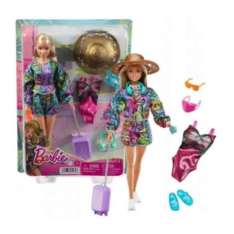 בובת ברבי בלונדינית בחופשה Magnivli