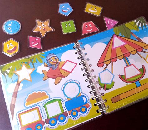 Shape Matching Printable Busy Book Activity For Babes Geometric