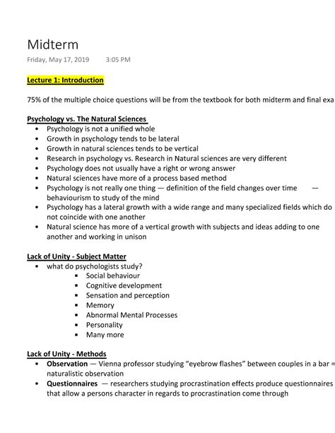 Midterm Psyc 2030 Warning Tt Undefined Function 32 Warning Tt