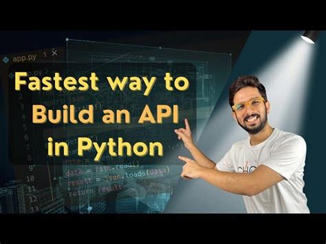 Build An Api With Python The Fastest Way Using Fastapi Tutorial