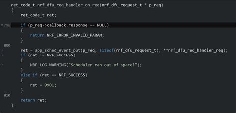 app scheduling error for spi dfu nordic qanda nordic devzone nordic