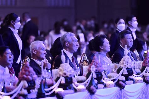 รปภาพประกอบขาว APEC 2022 ประมวลภาพงานเลยงอาหารคำ ตอนรบผนำเขต