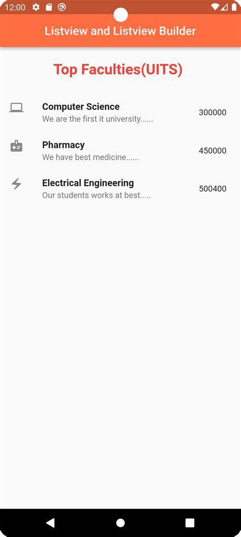 Listview And Listtile