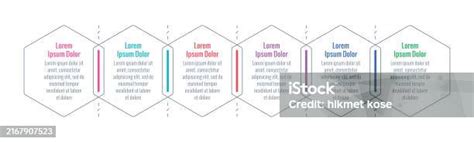 나란히 육각형 인포 그래픽 템플릿 Six Steps 인포그래픽 템플릿 편물 인터넷 잡지 연간 보고서 정보 템플릿 개념에 대한