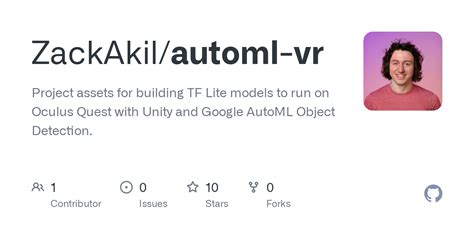 Github Zackakilautoml Vr Project Assets For Building Tf Lite Models