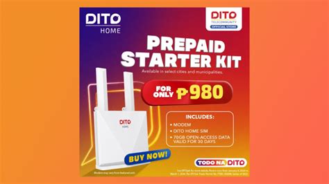 Dito Telecommunity Launched New Home Wifi Prepaid Starter Kit Yugatech Philippines Tech News