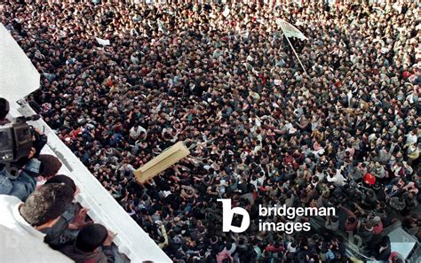 Image Of The Coffin Of Yahya Ayyash Is Carried Into The Palestine