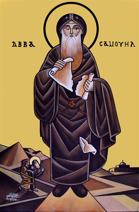 St Samuel Coptic Icon Digital Download Orthodox Christian Wall Art