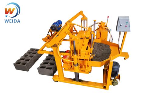 Movable Concrete Hollow Block Making Machine Price Bricks Cement Maker