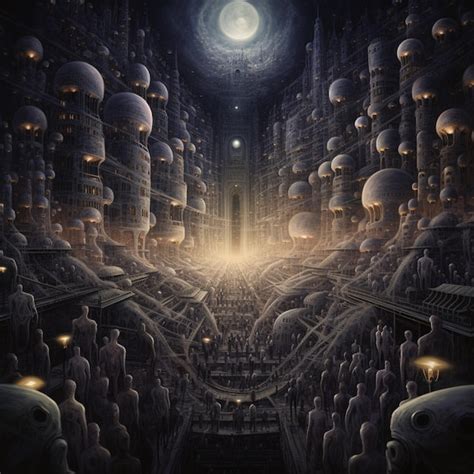 Premium Ai Image A Colony Of Interdimensional Beings