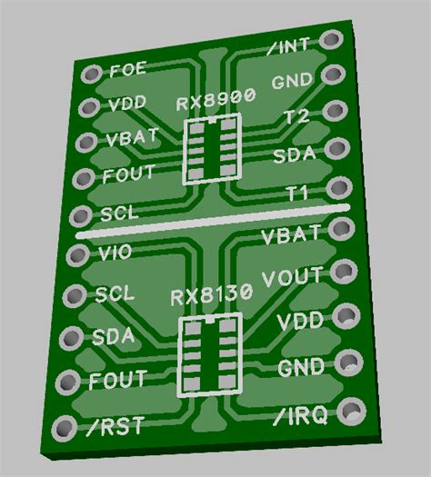 Rtc Rx8900 And Rx8130 Testboard Alains Projects