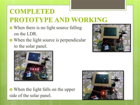 Microcontroller Based Dual Axis Solar Tracker Ppt
