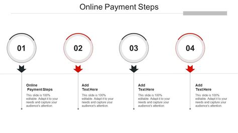 Online Payment Steps Ppt Powerpoint Presentation Slides Backgrounds Cpb Presentation Graphics