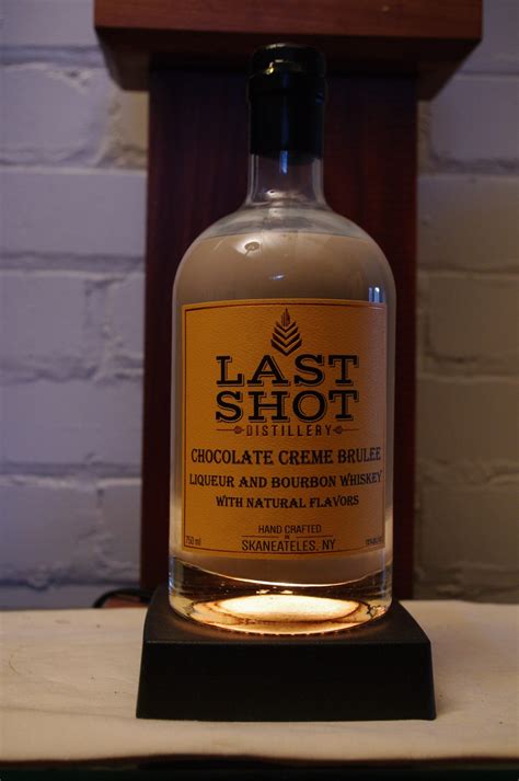 Last Shot Chocolate Creme Brûlée Liquer And Bourbon Whiskey Spirits
