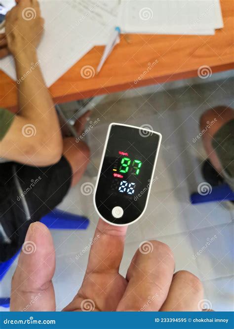 Oxygen Measurement Regulator Device Commonly Found Next To Hospital Bed To Regulate Oxygen Flow