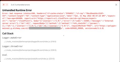Internal Server Error On Initialize Provider Connection · Issue 3005 · Ethers Ioethersjs