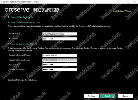 Arcserve Unified Data Protection Kurulumu Baki ÇUBUK