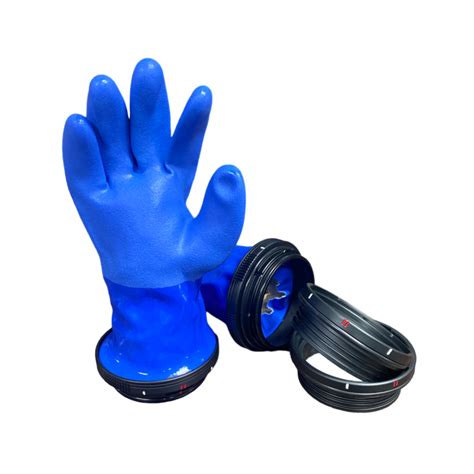 Press Lock Dryglove System For Qcs Oval Wrist Seal System And Pvc Gloves