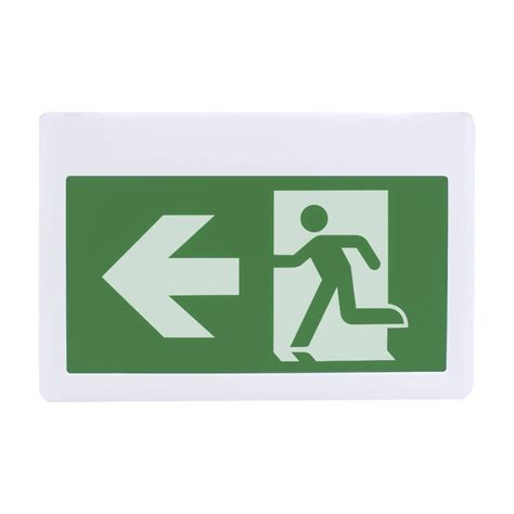 Pictogram Emergency Exit Sign IP Backup Battery V Input