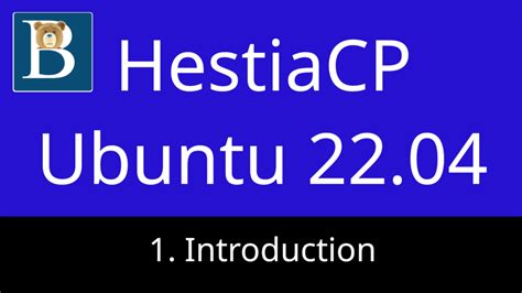 Hestiacp Tutorial Ubuntu 2204 Bizanosa