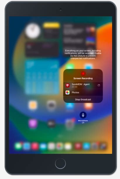 IOS Screen Sharing SureMDM