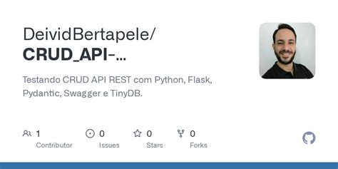 Github Deividbertapelecrudapi Restpython Testando Crud Api Rest
